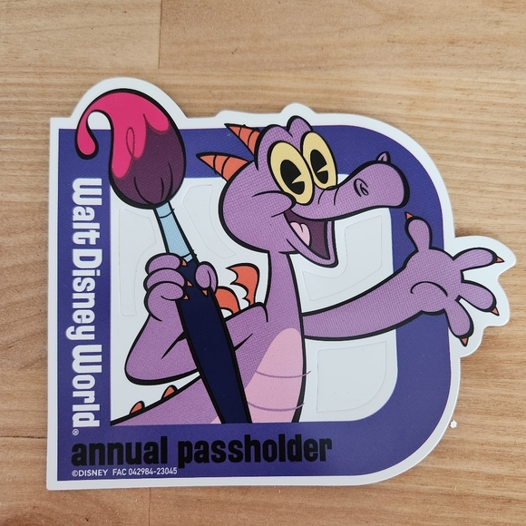 Disney | Other | Disney World Annual Passholder Magnet Figment ...